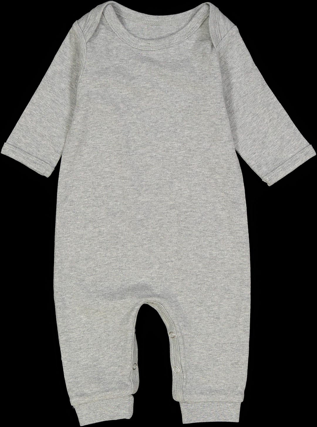 Gray Romper for Baby Gender Neutral Baby Blanks Embroidery Direct to ...