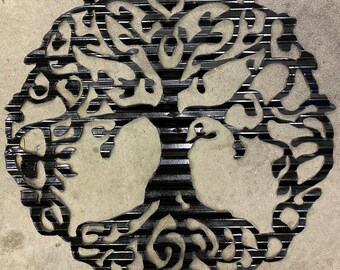 Plasma Cut Tree Wall Art | Etsy