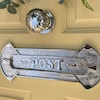 Personalized Brass Mail Slot With Inside Hinge - Custom Letter Box - Etsy