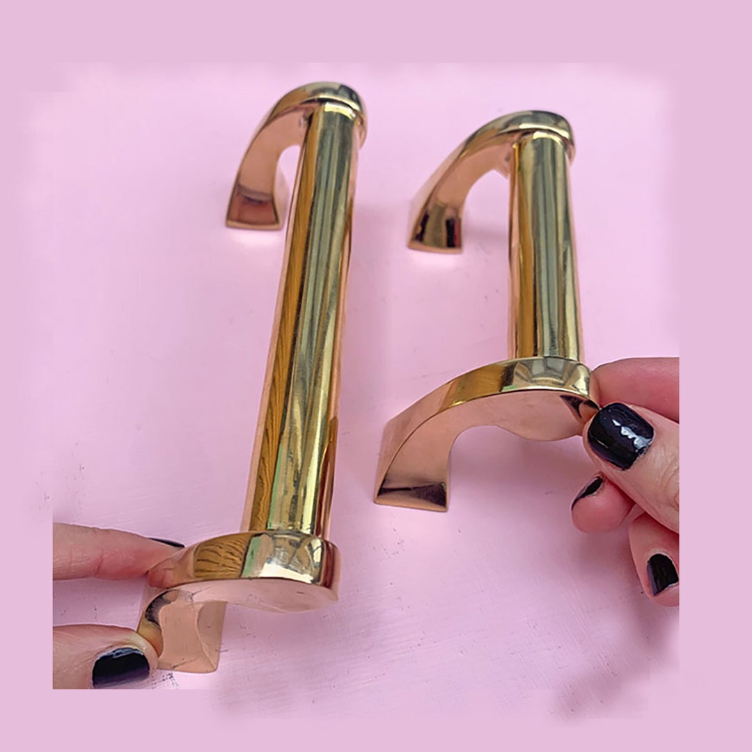 Premium Brass Handles Home And Kitchen Hardware 4 Finishes And 2 Sizes Cupboard Door