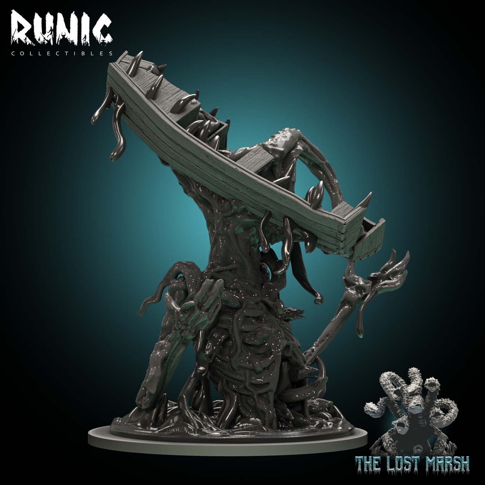Boat Mimic Miniature. 4K Dnd Abomination Mini. Dungeons and - Etsy ...