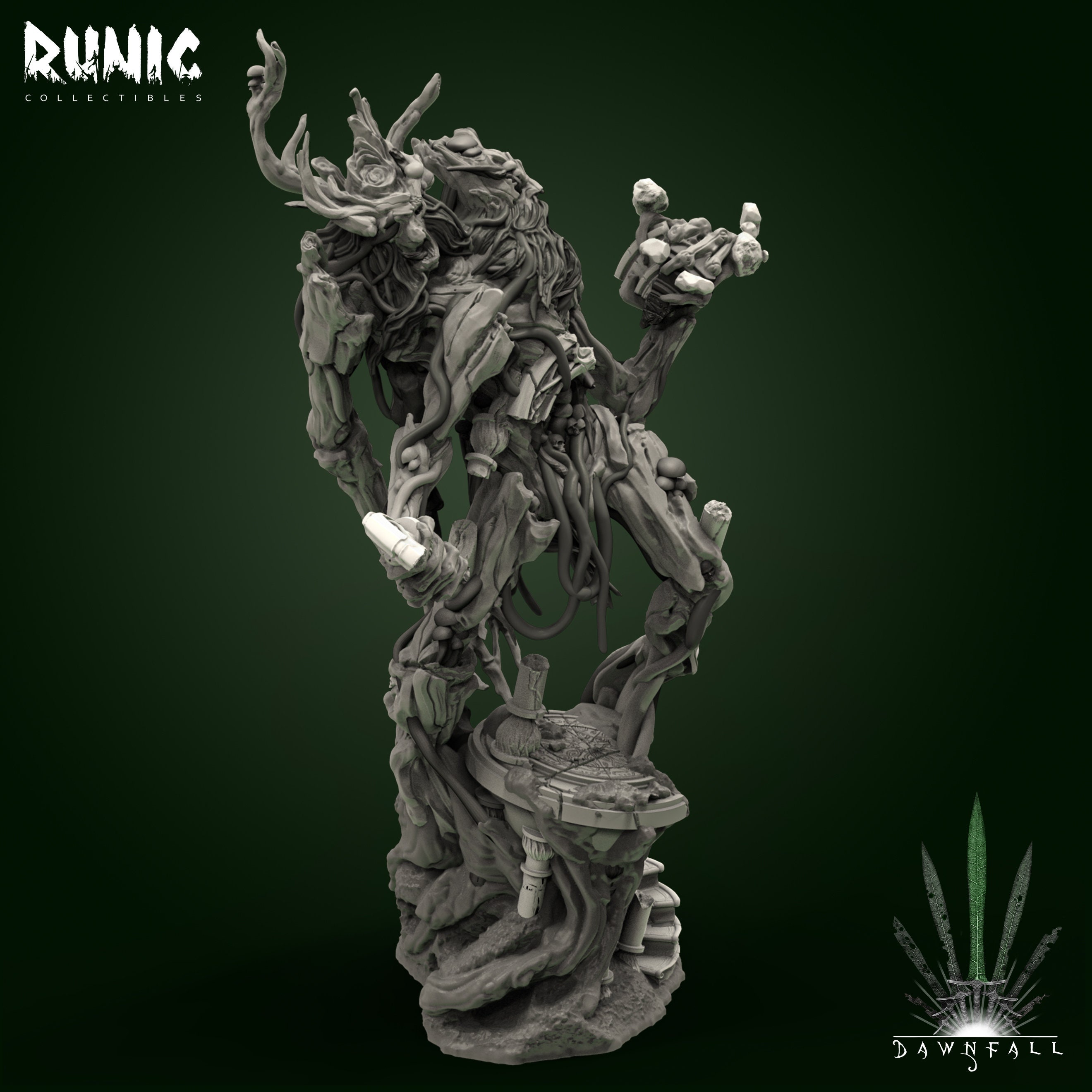 Cursed Treant Giant Miniature. 4K Dnd Tree Ent Monster Mini. - Etsy