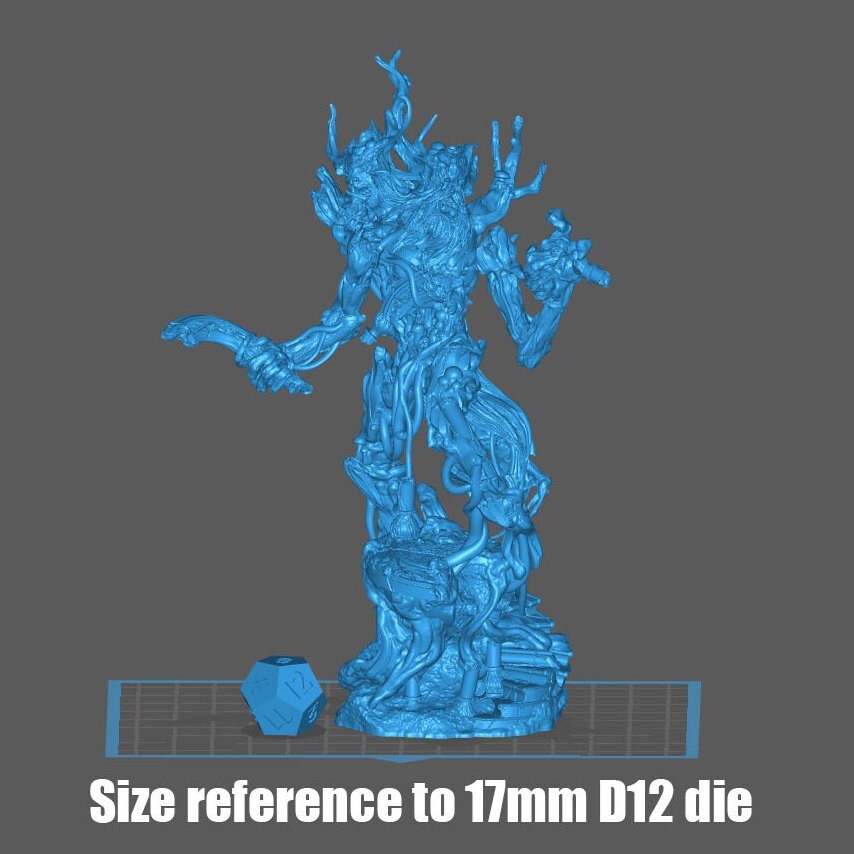 Cursed Treant Giant Miniature. 4K Dnd Tree Ent Monster Mini. - Etsy