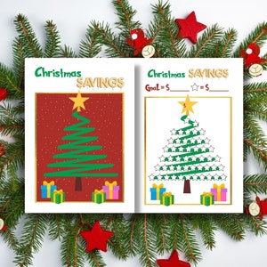 Christmas Savings Tracker Printable Pdf, A Fun Christmas Tree Savings ...