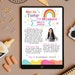 Meet the Teacher Editable Template, Back to School Letter in a Bright ...