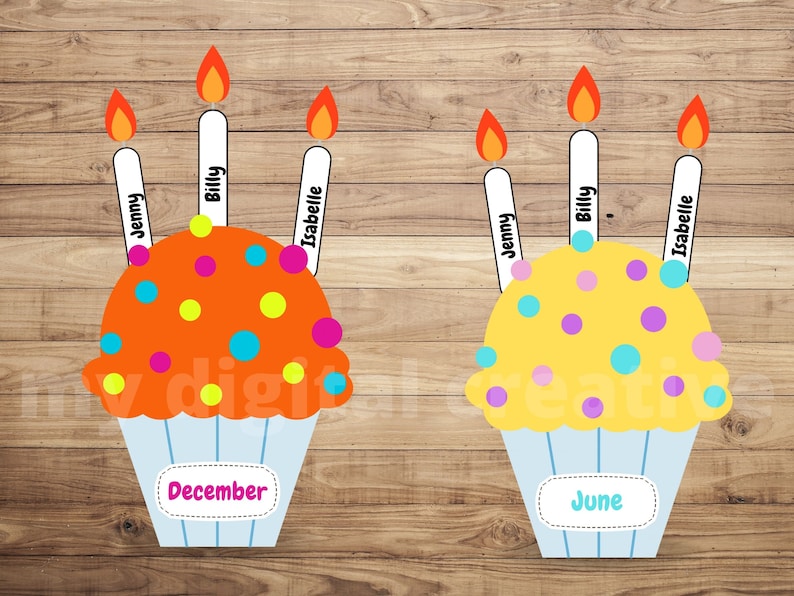 Classroom Birthday Display Sign, a Class Birthday Board With Rainbow ...