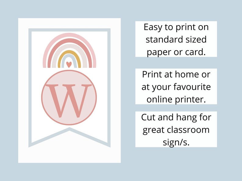 Boho Classroom Sign Bulletin Board Editable Template, Back to School ...