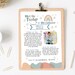 Boho Rainbow Meet the Teacher Editable Template, a Back to School ...