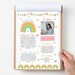Rainbow Meet the Teacher Editable Template, a Back to School Letter in ...