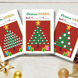 Christmas Savings Tracker Printable Pdf, A Fun Christmas Tree Savings ...