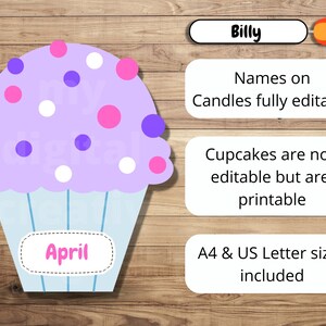 Classroom Birthday Display Sign, a Class Birthday Board With Rainbow ...