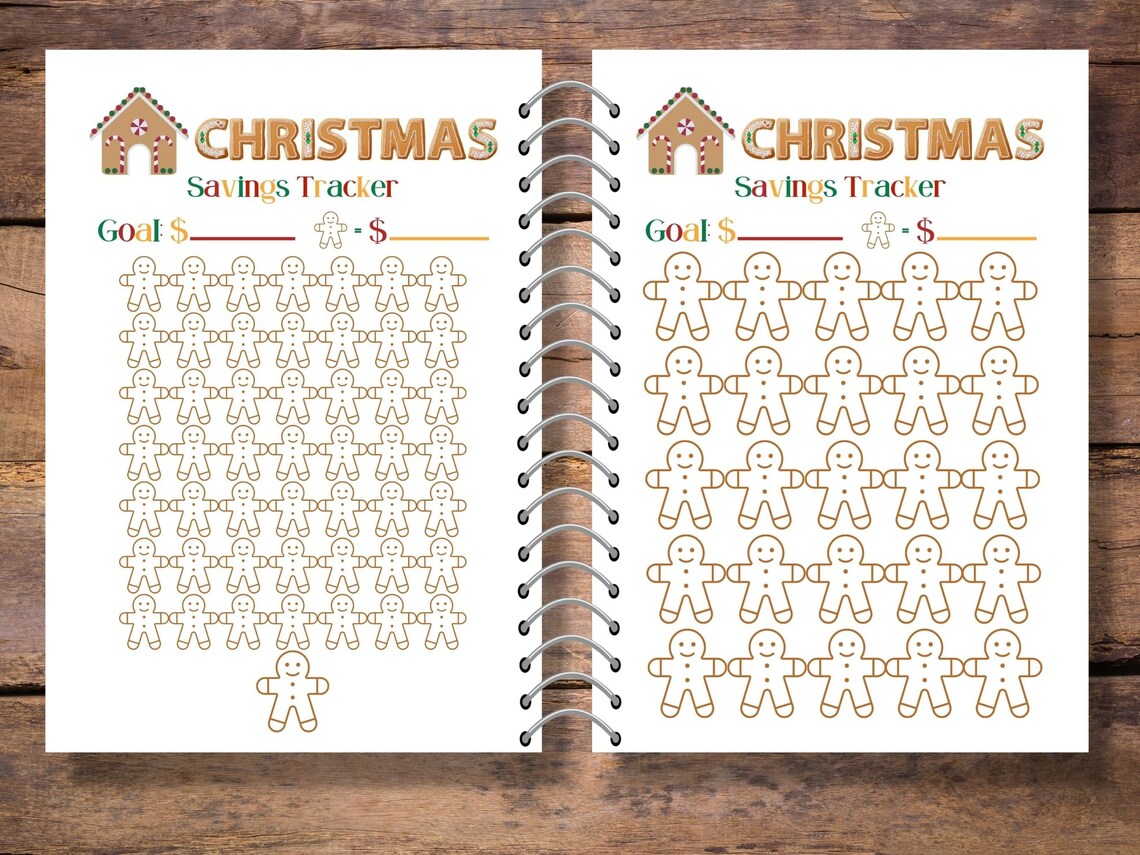 Christmas Savings Tracker Printable Pdf A Fun Christmas - Etsy