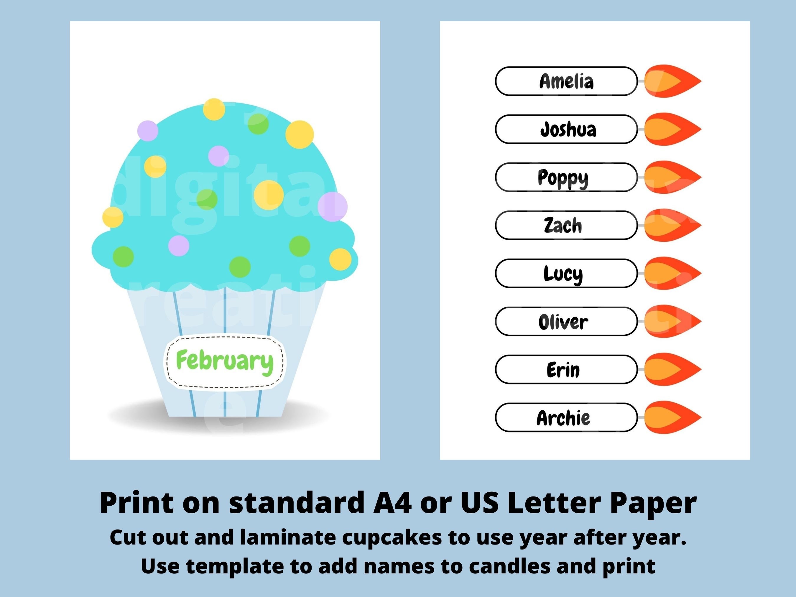 Classroom Birthday Display Sign a Class Birthday Board With - Etsy