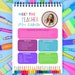 Bright Colourful Funky Meet the Teacher Editable Template, Back to ...