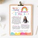 Meet the Teacher Editable Template, Back to School Letter in a Bright ...