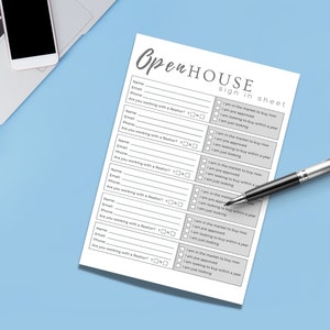 Open House Flyer Template, Open House Sheets, Perfect Realtor Marketing ...