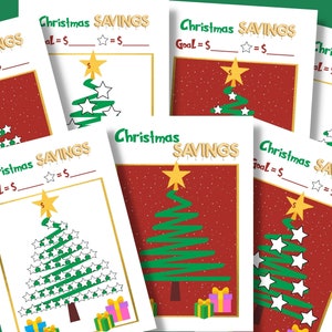 Christmas Savings Tracker Printable Pdf, A Fun Christmas Tree Savings ...