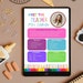 Bright Colourful Funky Meet the Teacher Editable Template, Back to ...