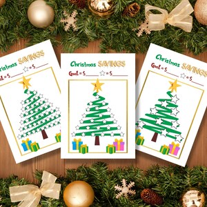 Christmas Savings Tracker Printable Pdf, A Fun Christmas Tree Savings ...
