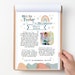Boho Rainbow Meet the Teacher Editable Template, a Back to School ...
