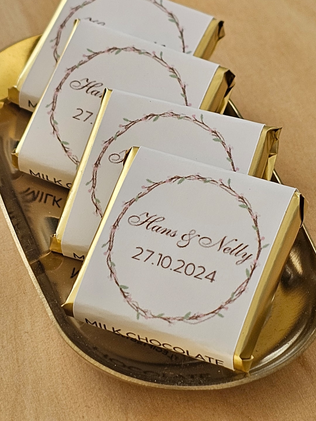 Personalized Wedding Chocolate Favors Custom Mini Chocolate for Wedding ...