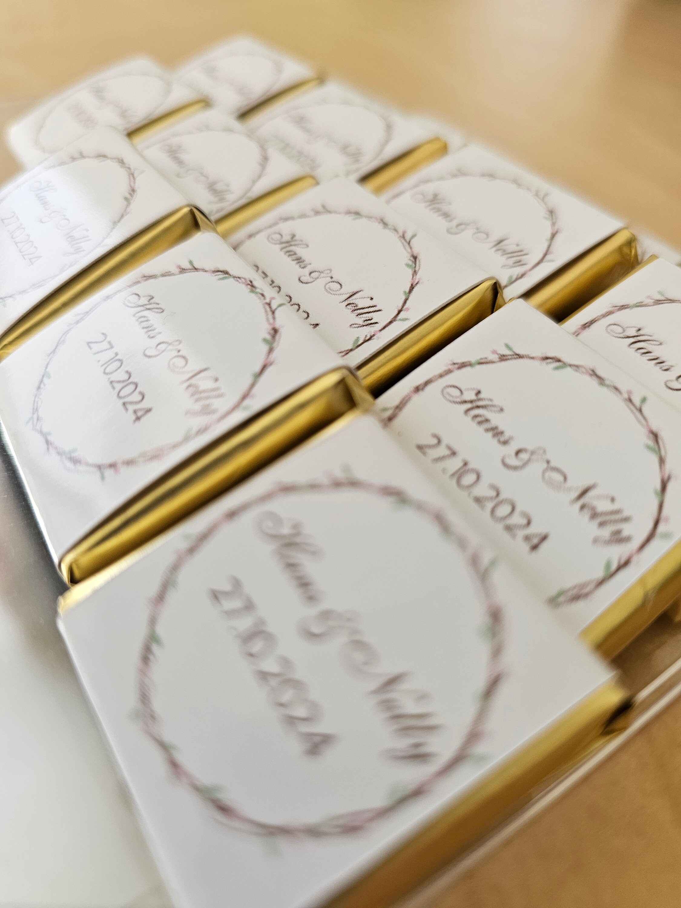 Personalized Wedding Chocolate Favors Custom Mini Chocolate for Wedding ...