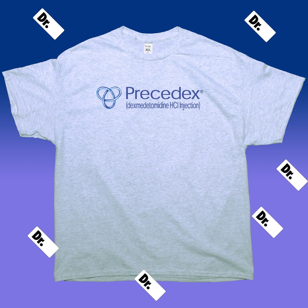 Precedex Dexmedetomidine Ash Gray T-shirt - Etsy