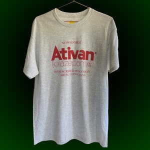 Ativan Lorazepam "no Wonder" Ash Gray T-shirt - Etsy Australia