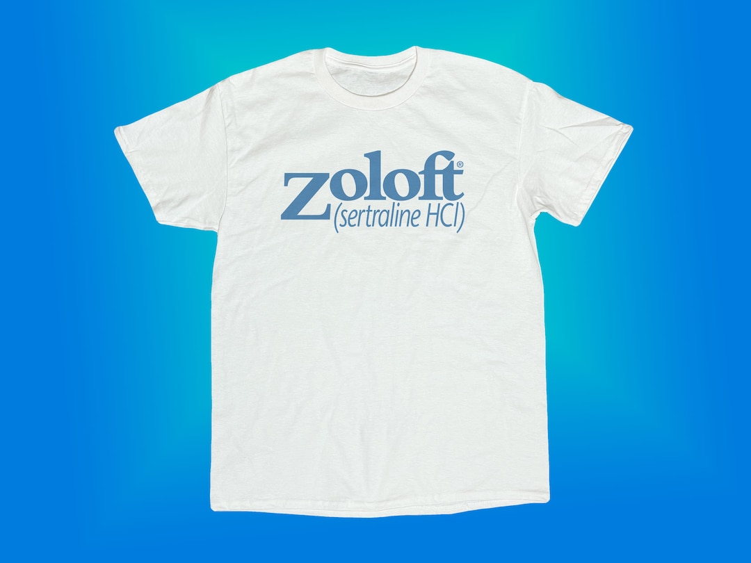 Zoloft Sertraline Hcl White T-shirt - Etsy