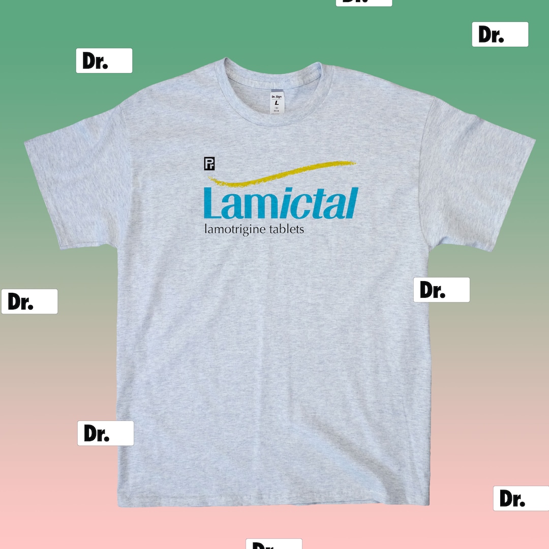 Lamictal Lamotrigine Ash Gray T-shirt - Etsy