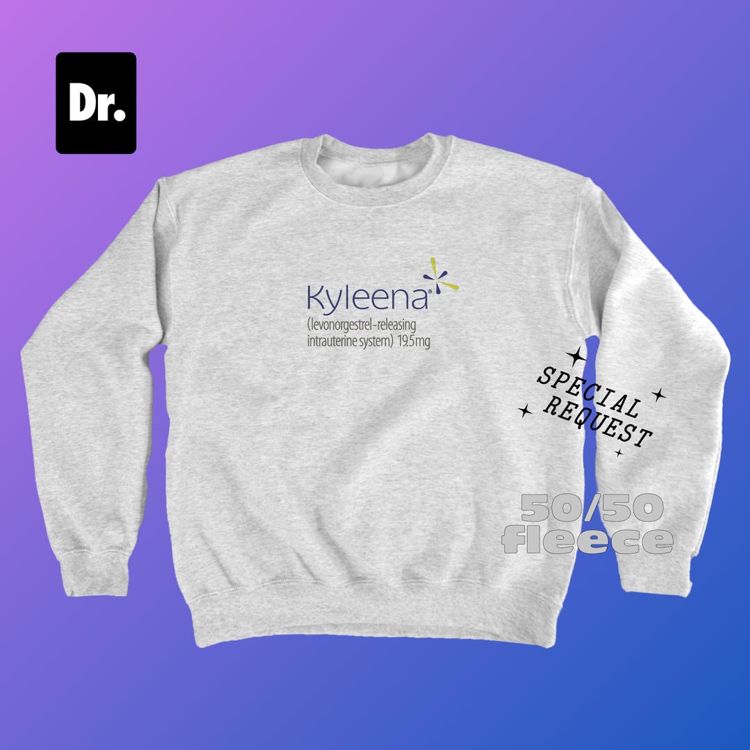 Kyleena Levonorgestrel IUD Ash Gray Crewneck Sweatshirt - Etsy