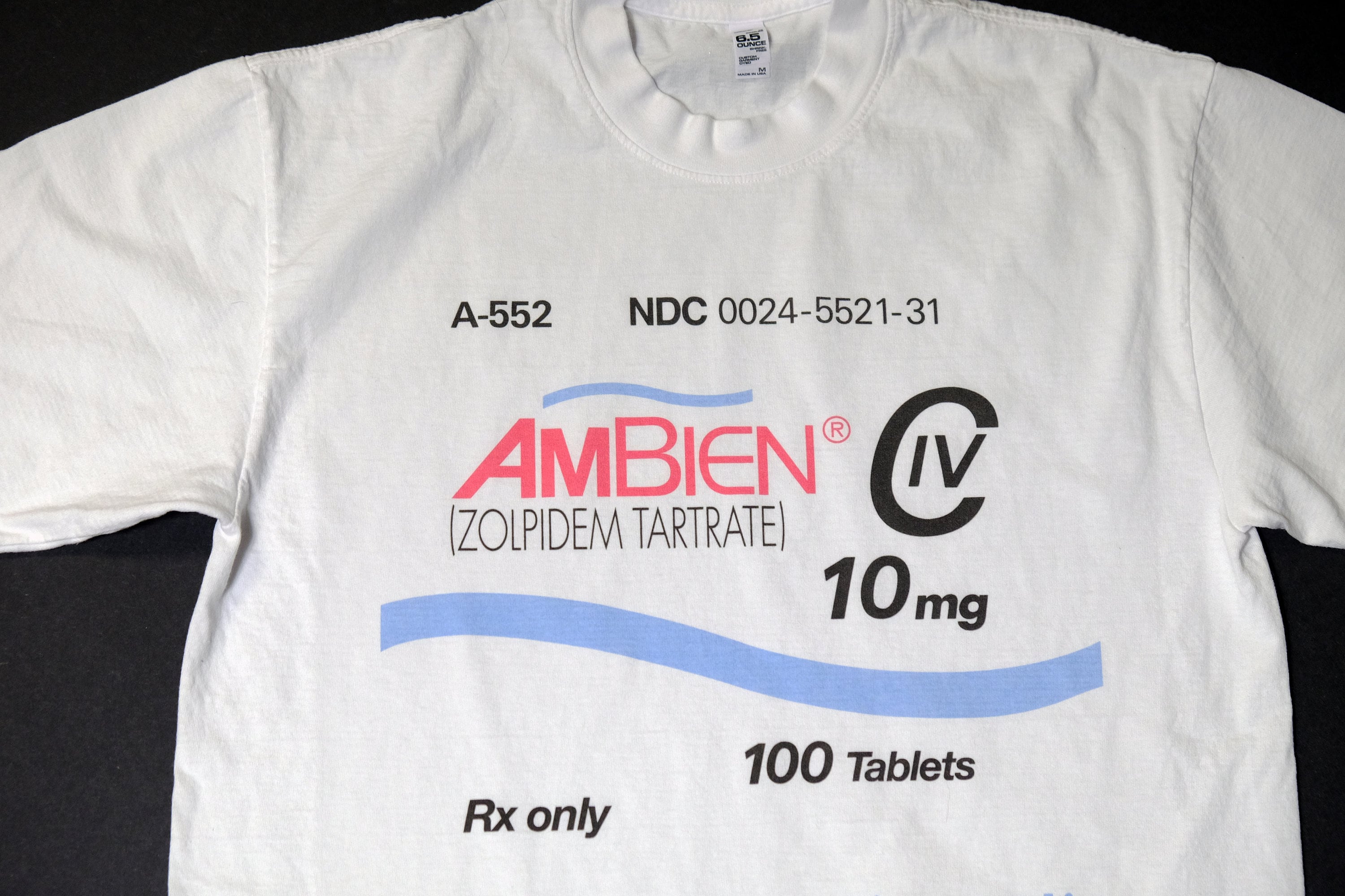 Ambien 10mg Label T-shirt - Etsy