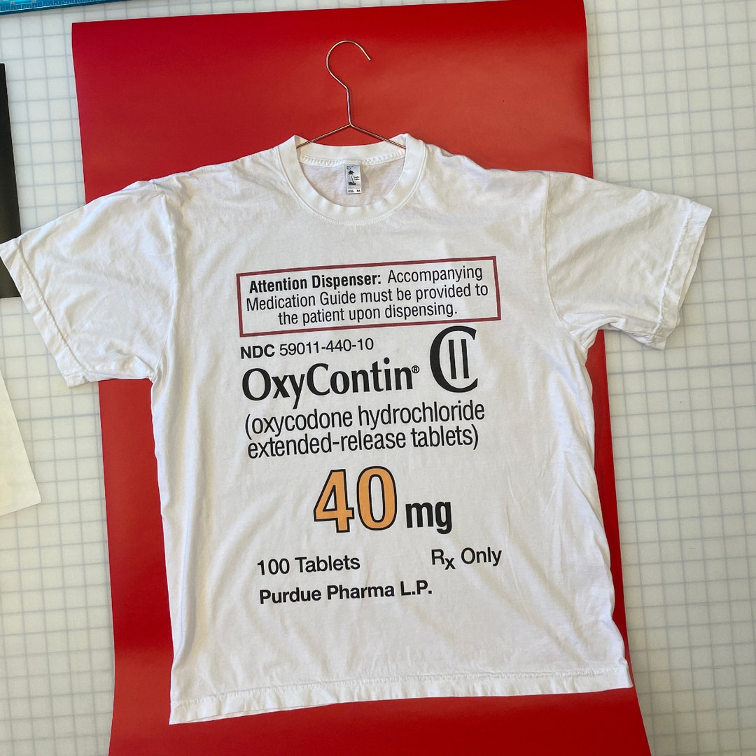 Oxycontin 40mg Purdue Pharma T-shirt - Etsy