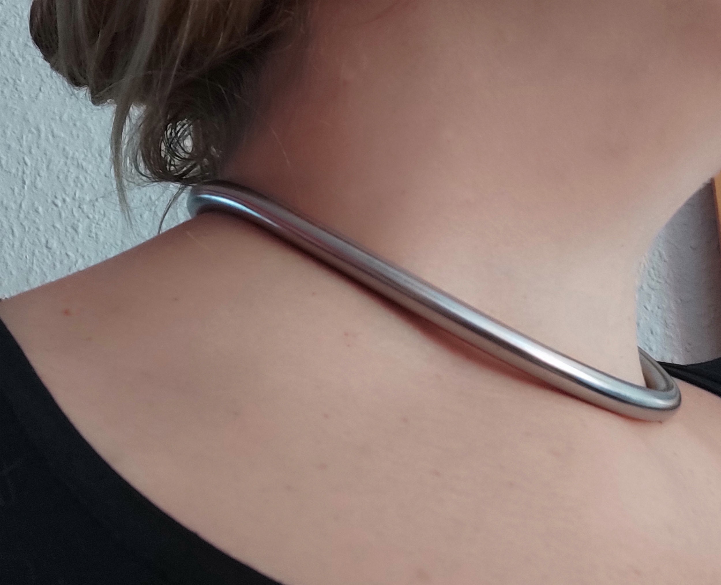 Lockable Choker Collar, BDSM, Steel Collar, History of the O Talena ...