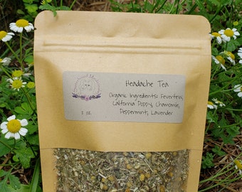 Headache Be Gone Tea - Etsy