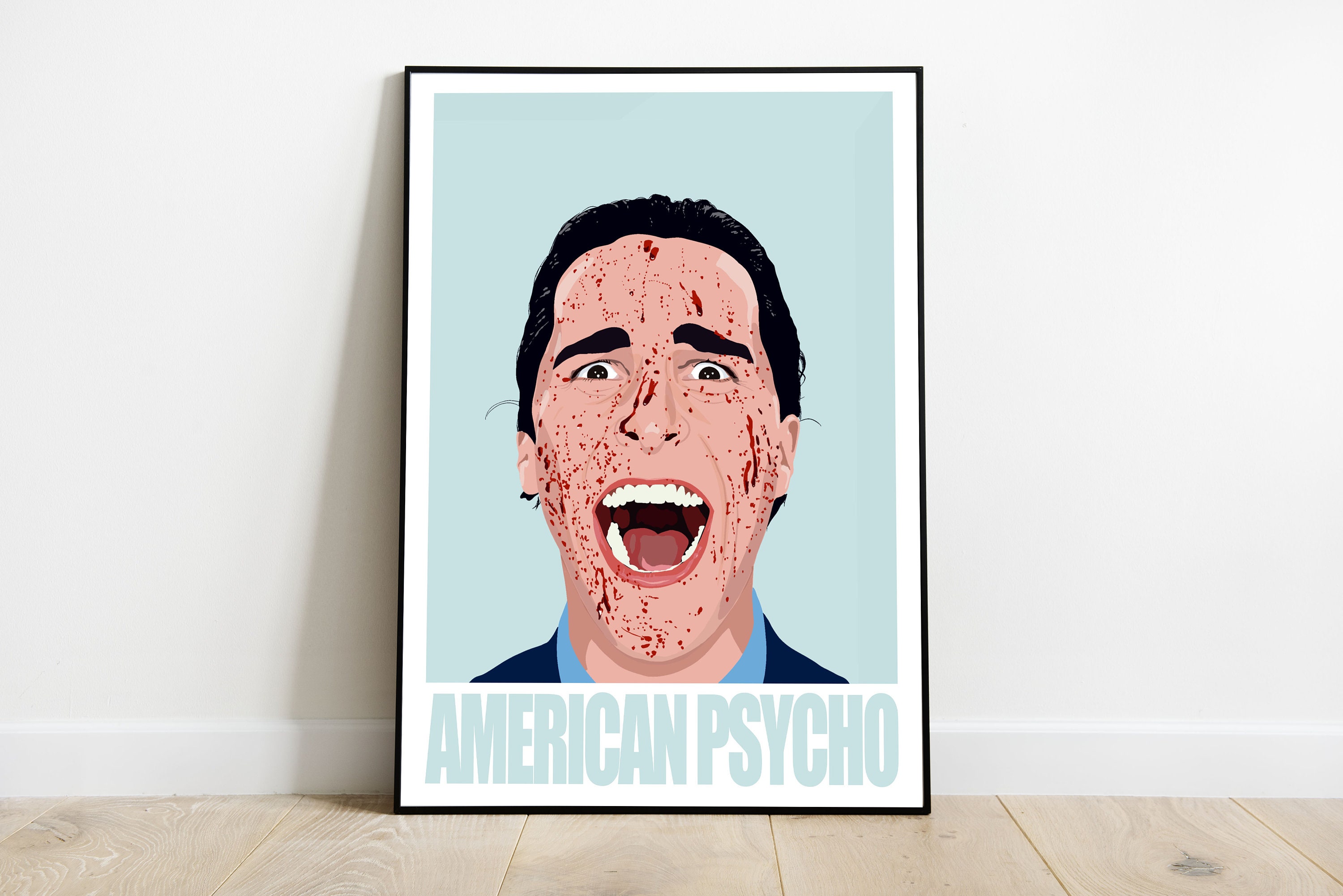 Patrick Bateman American Psycho Original Illustration - Etsy