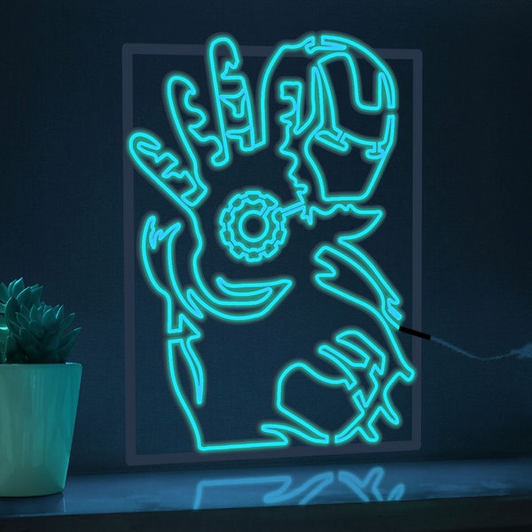 Iron Man Neon Signs - Etsy
