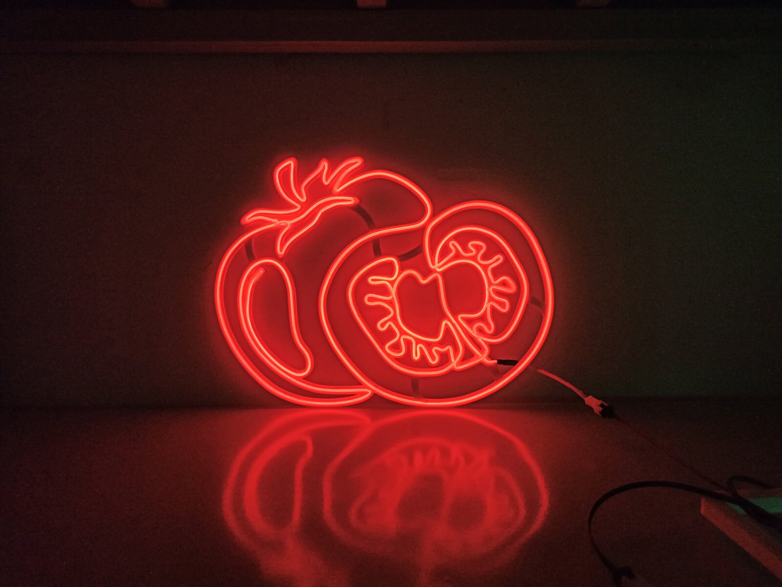 Tomatoes EL Wire Neon Art Fresh Vegetable Neon Light Farm Tomato Food ...