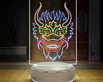 Dragon Head Lamp - Etsy