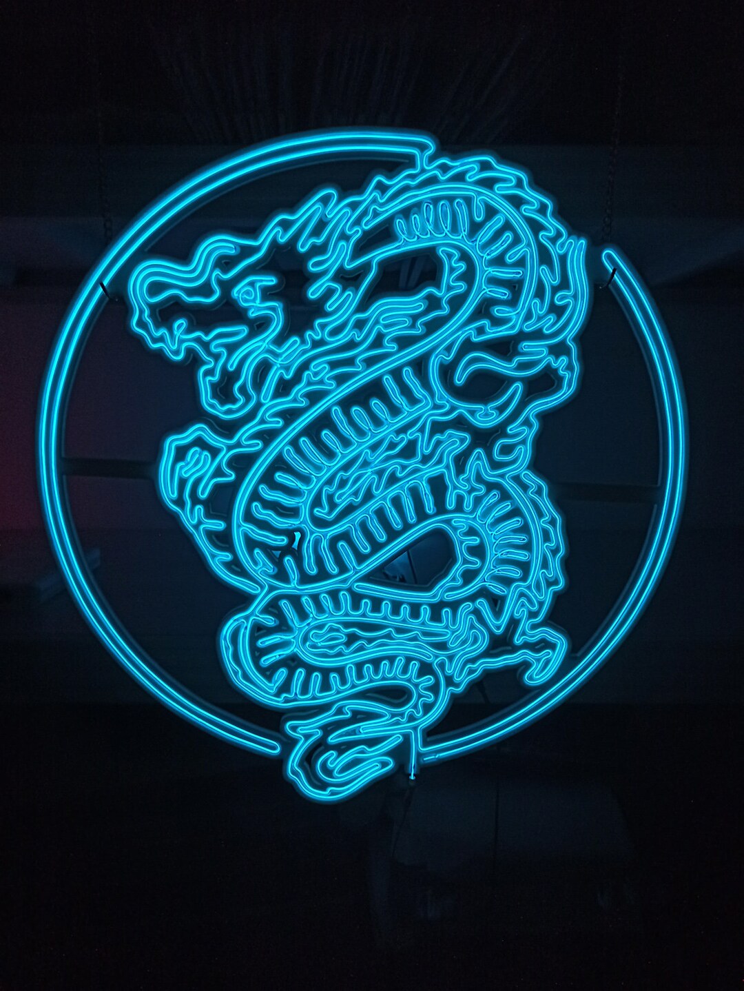 Japanese Dragon EL Wire Neon Sign | Dragon Decor | Dragon Sign |custom ...