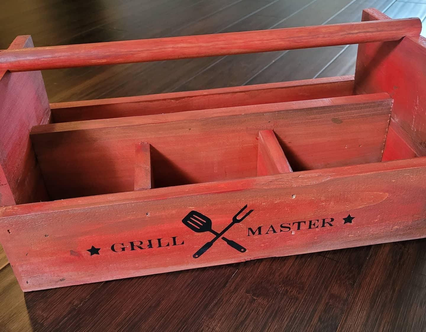 Outdoor BBQ caddy | Etsy