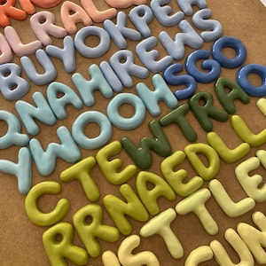 Handmade Custom Ceramic Letters - Etsy