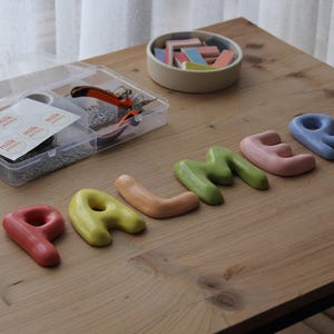 Handmade Custom Ceramic Letters, Wall Decoration | Personalized Names ...