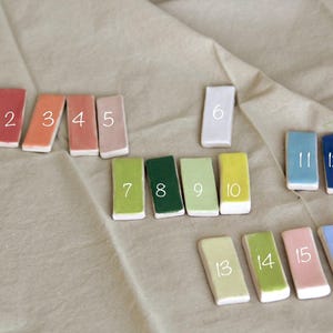 Handmade Custom Ceramic Letters, Wall Decoration | Personalized Names ...