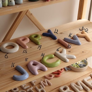 Handmade Custom Ceramic Letters - Etsy