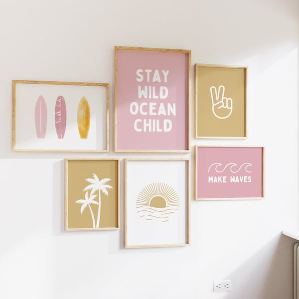 Little Surfer Girl Room Decor - Etsy
