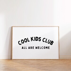 Brothers Wall Art, Sibling Room Decor, Boy Playroom Prints, Cool Kids ...