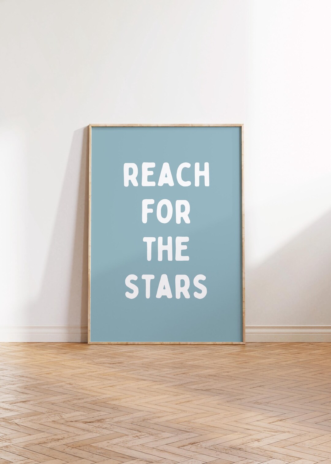 Reach for the Stars Print: Space Theme Nursery Decor (digital Download ...