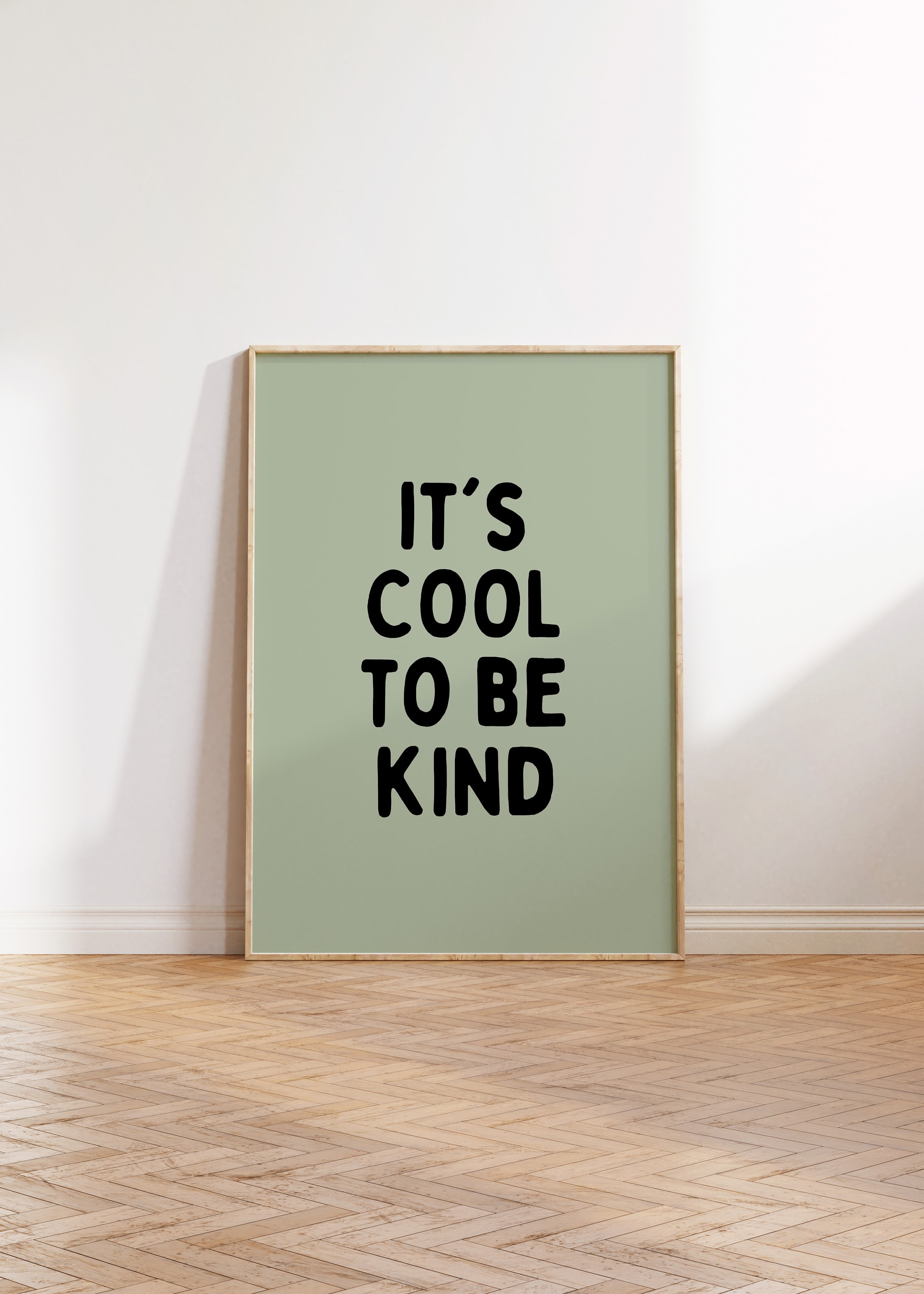 It's Cool to Be Kind Downloadable Print Boy Nursery - Etsy