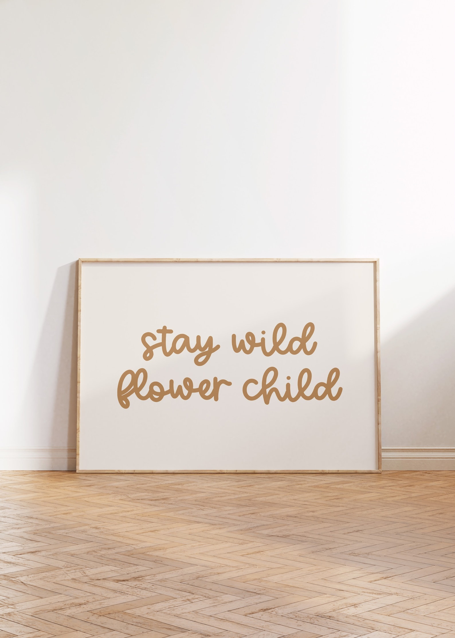 Stay Wild Flower Child Print: Boho Nursery Decor (digital Download) - Etsy